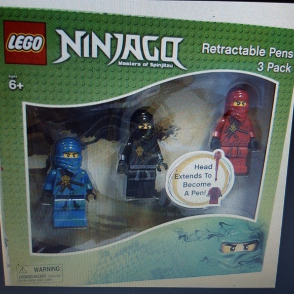 Lego | Other | Lego Ninjago Retractable Pens 3pc Pack Collectabl | Poshmark